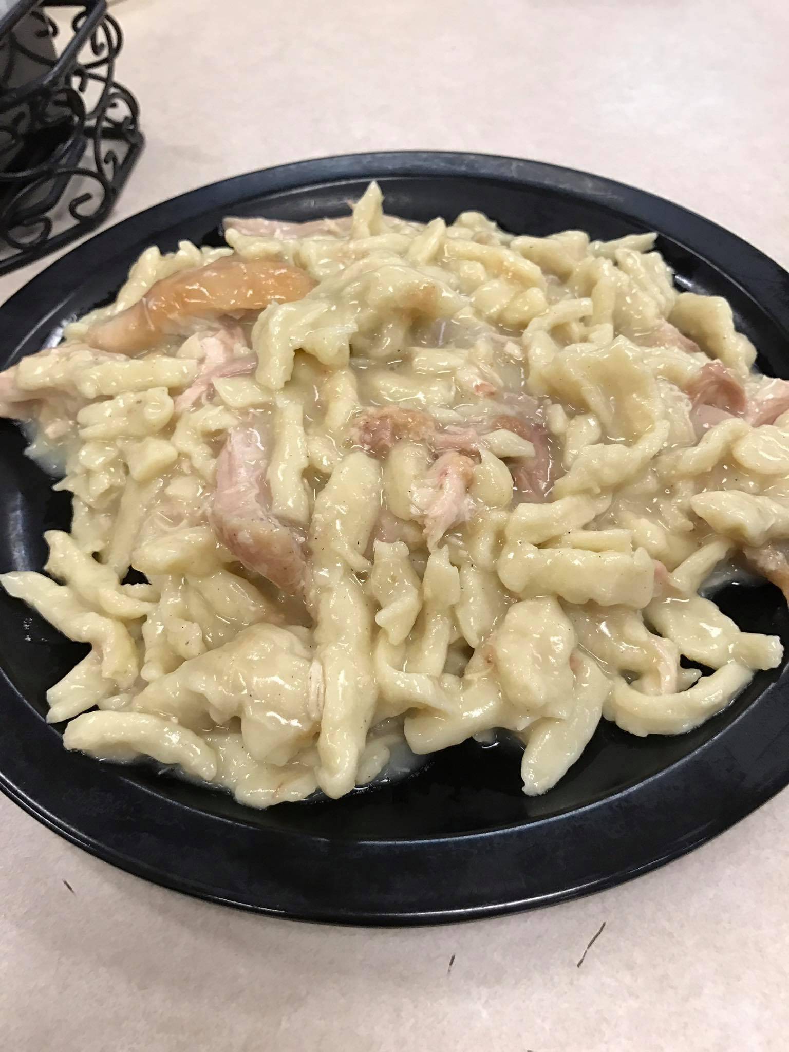 Menu at Apple Dumpling restaurant, Urbana