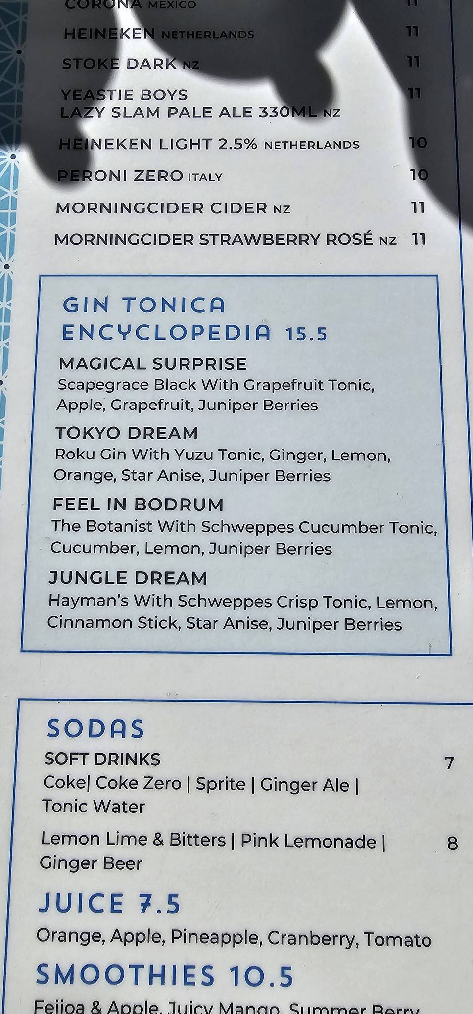 Menu at Bodrum Kitchen - Brickworks restaurant, Auckland, t111/3058 ...