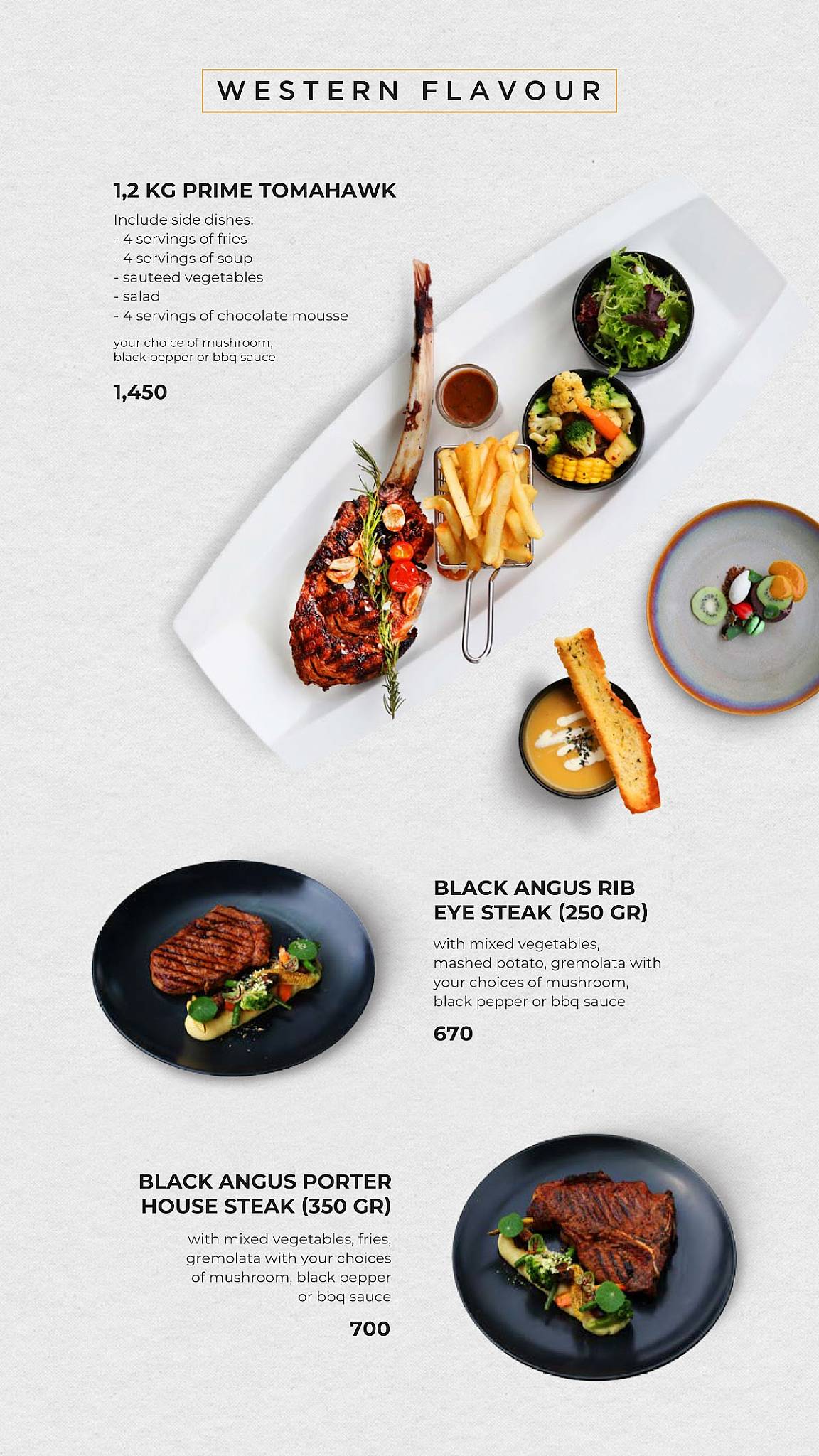 Menu at The Restaurant - Padma Hotel Bandung, Bandung