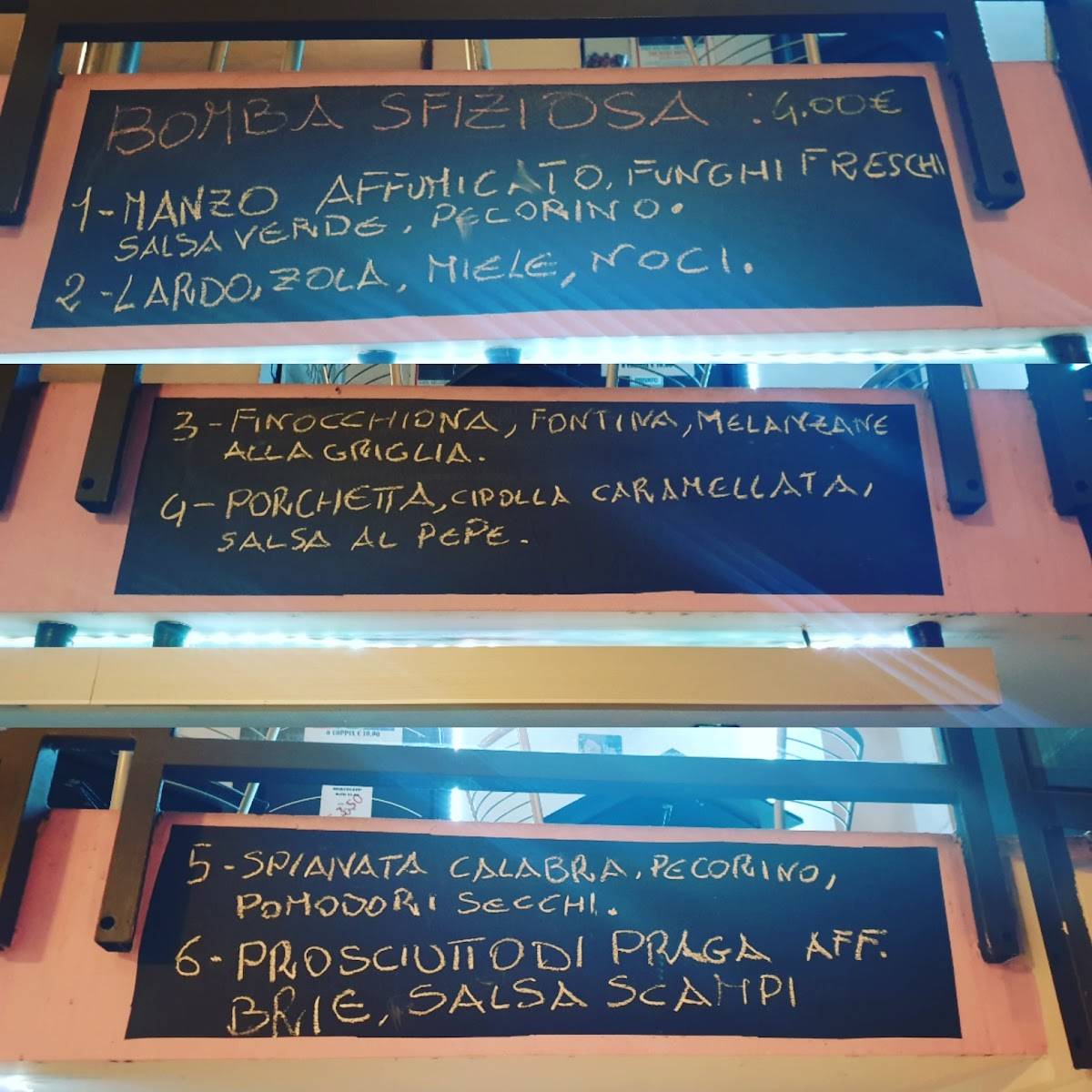 Menu at Beer belly drink and food pub & bar, Castellanza