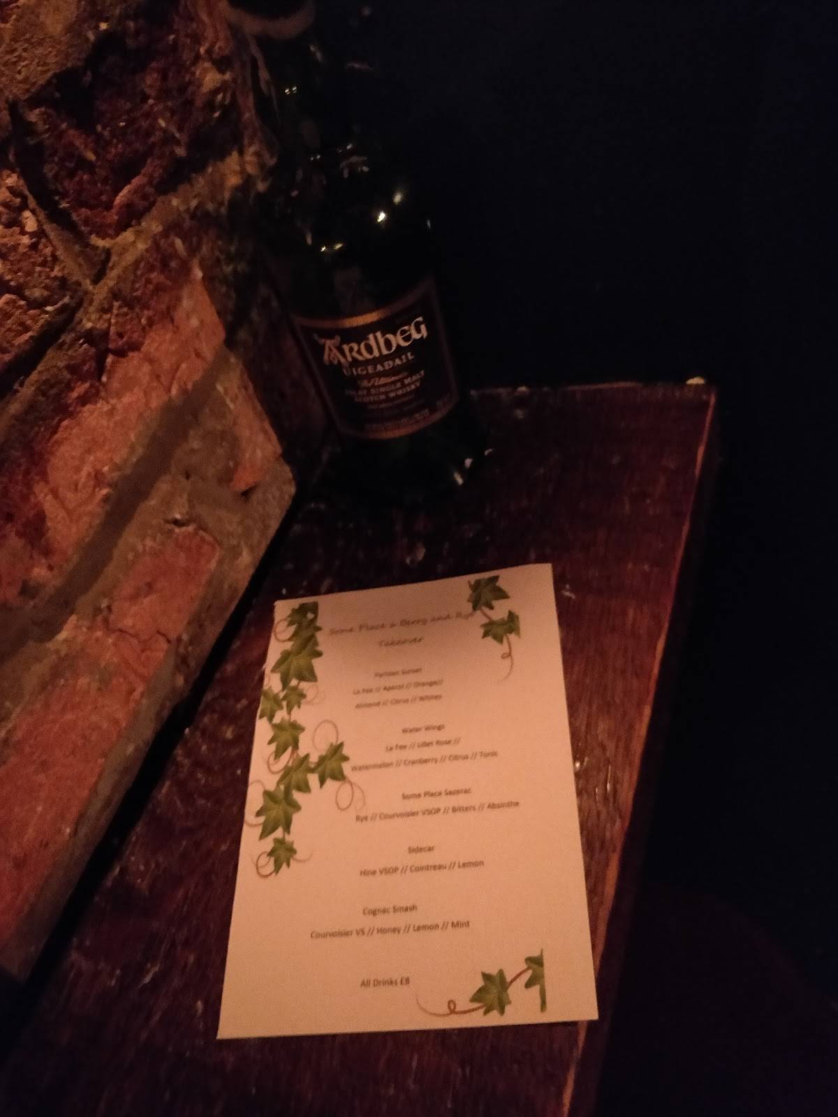 Menu at Berry and Rye pub & bar, Liverpool