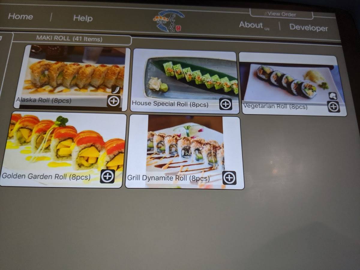 Menu at Beyond Sushi restaurant, North Bay