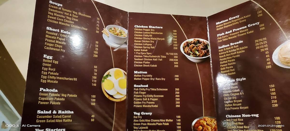 Menu at Bhagini Restaurant And Banquet Hall, Bengaluru