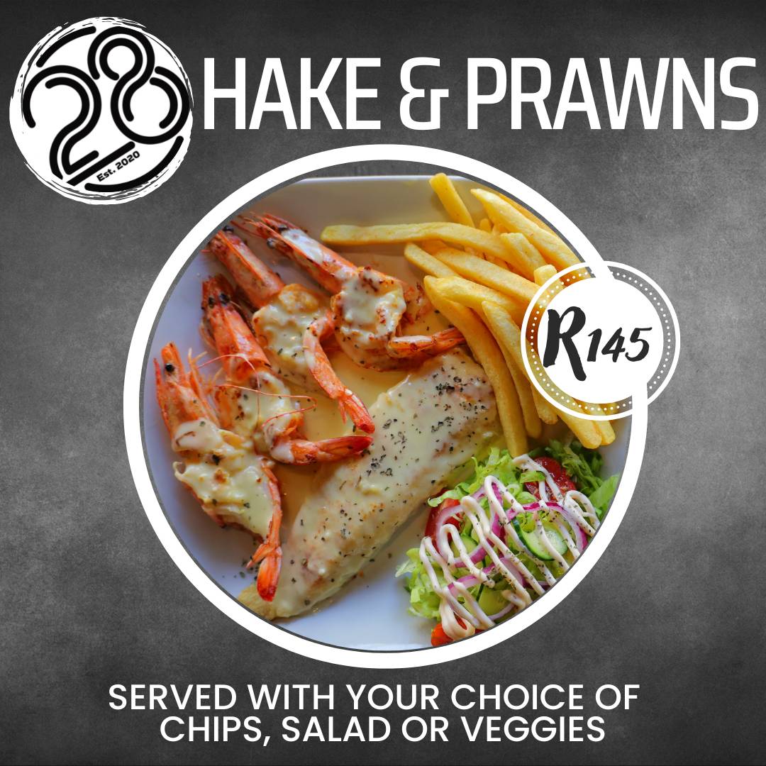 Menu at 28 restaurant, Bloemfontein