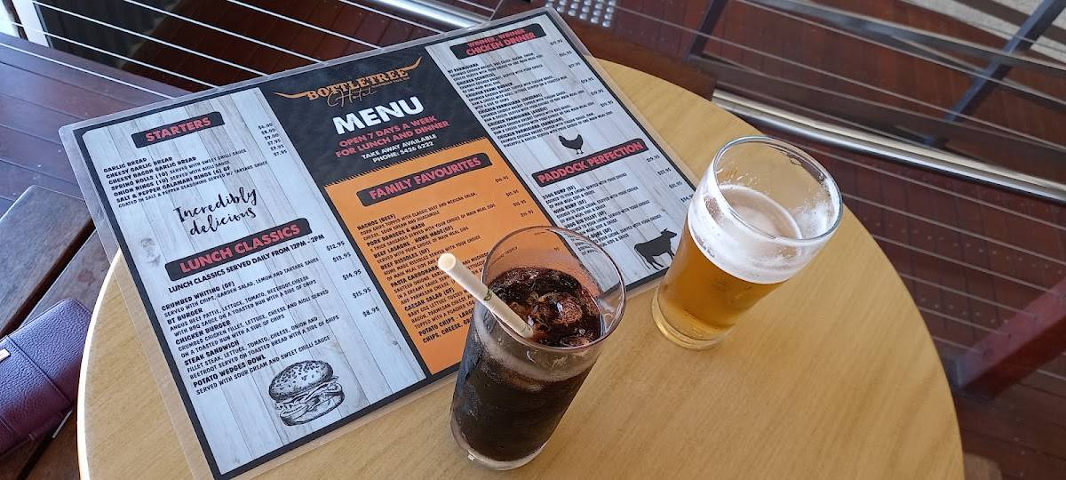 Menu at Bottletree Hotel pub & bar, Fernvale