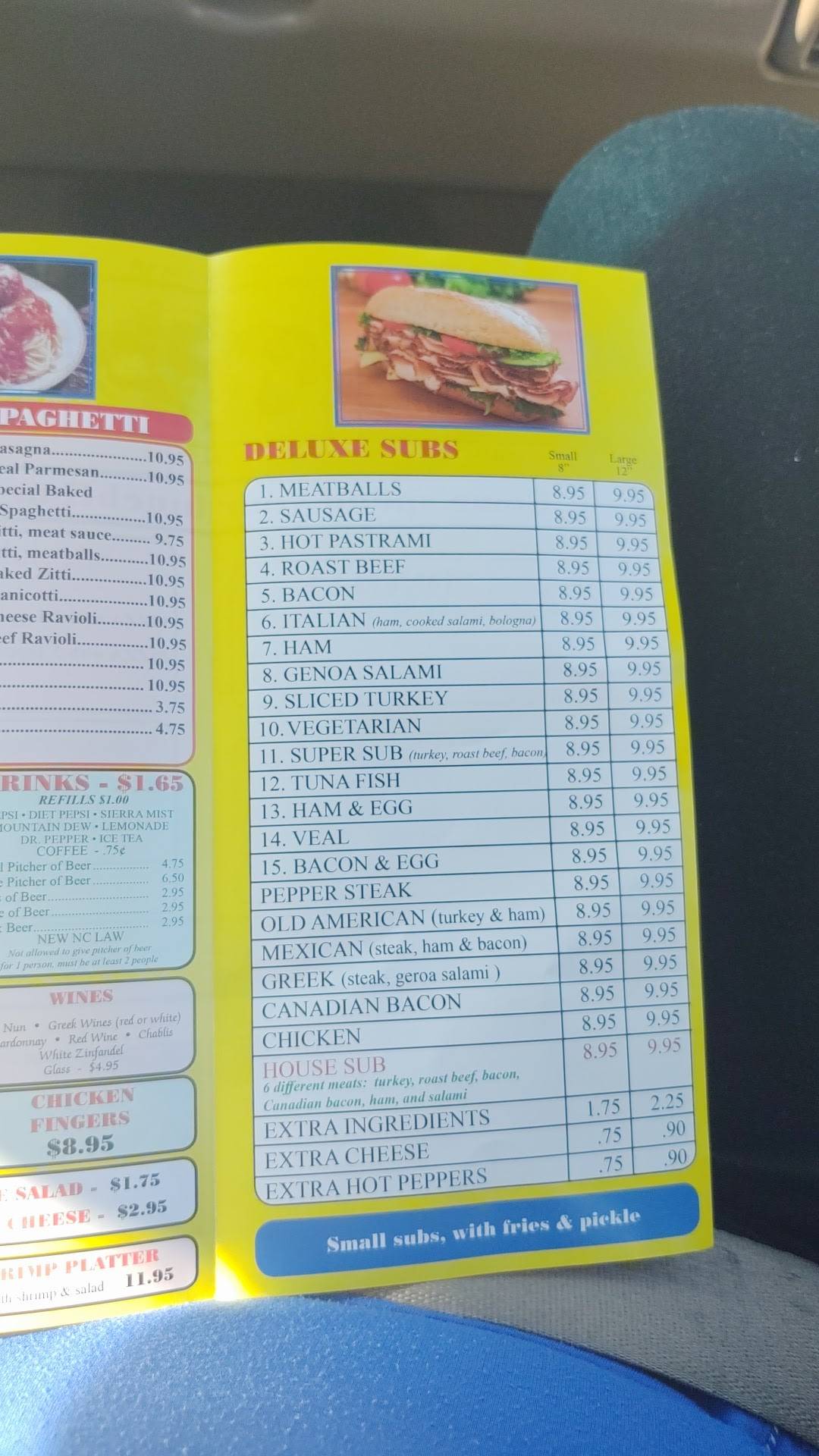 Menu at Bravo Pleasant Pizza Inc pizzeria, Lumberton