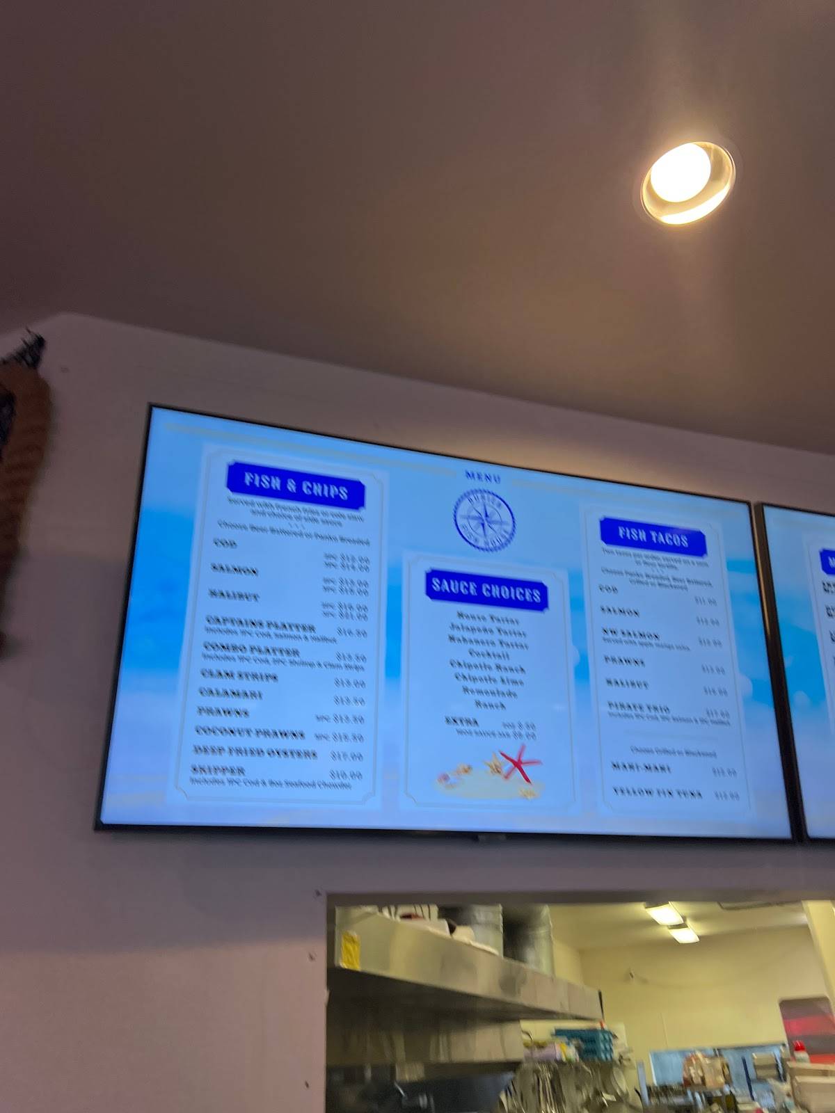 Menu at Burien Fish House restaurant, Burien