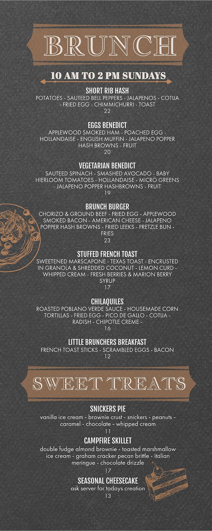 Menu at C.R. Gibbs American Grille restaurant, Redding