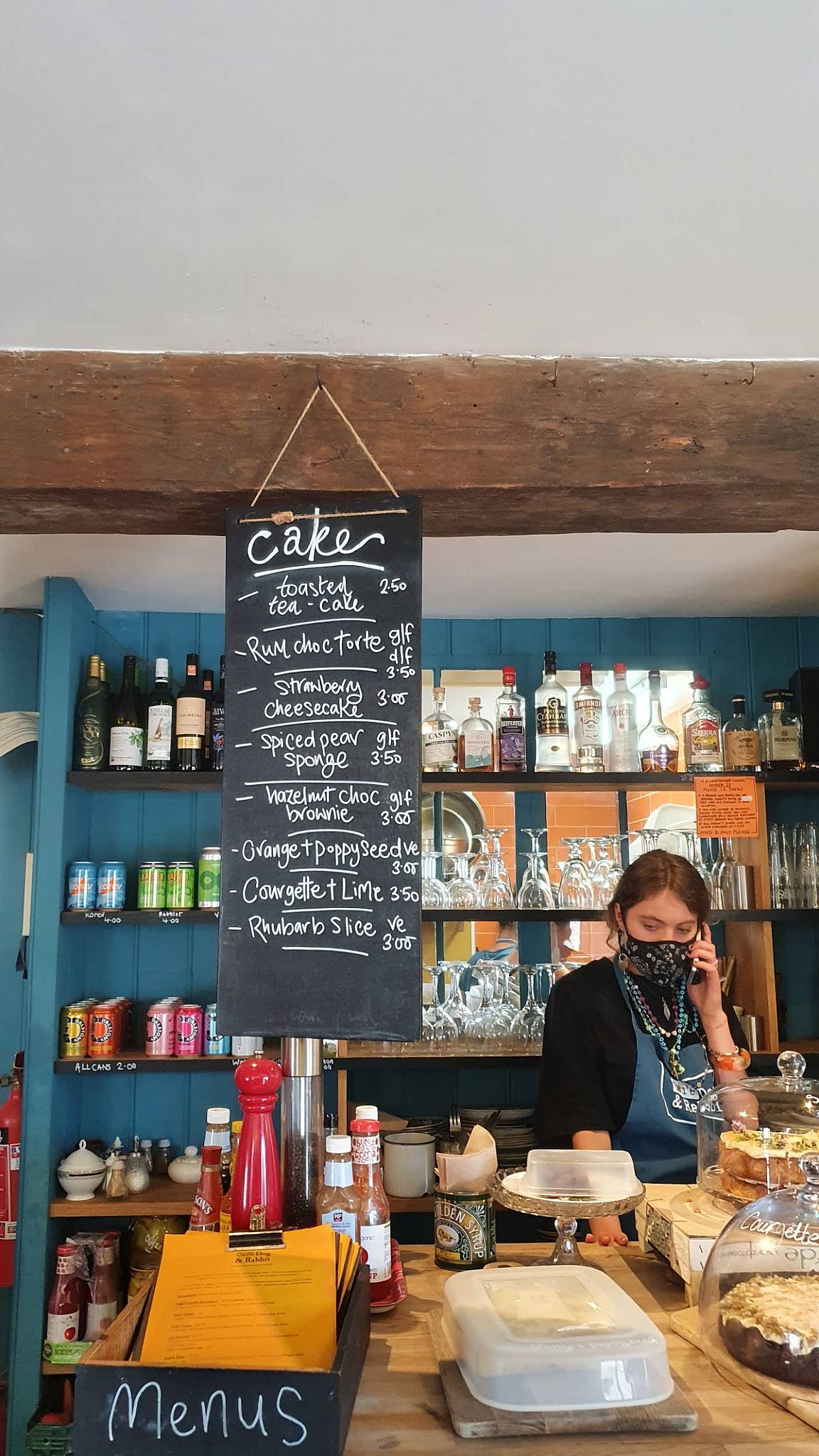 Menu at Cafe Dog & Rabbit, Pendeen