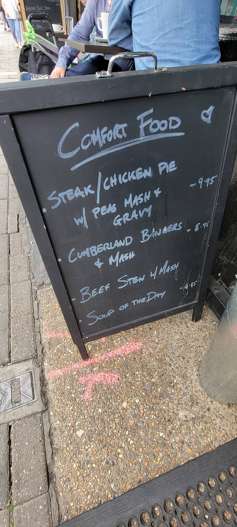 Menu at Pimlico Fresh cafe, London, 86-87 Wilton Rd