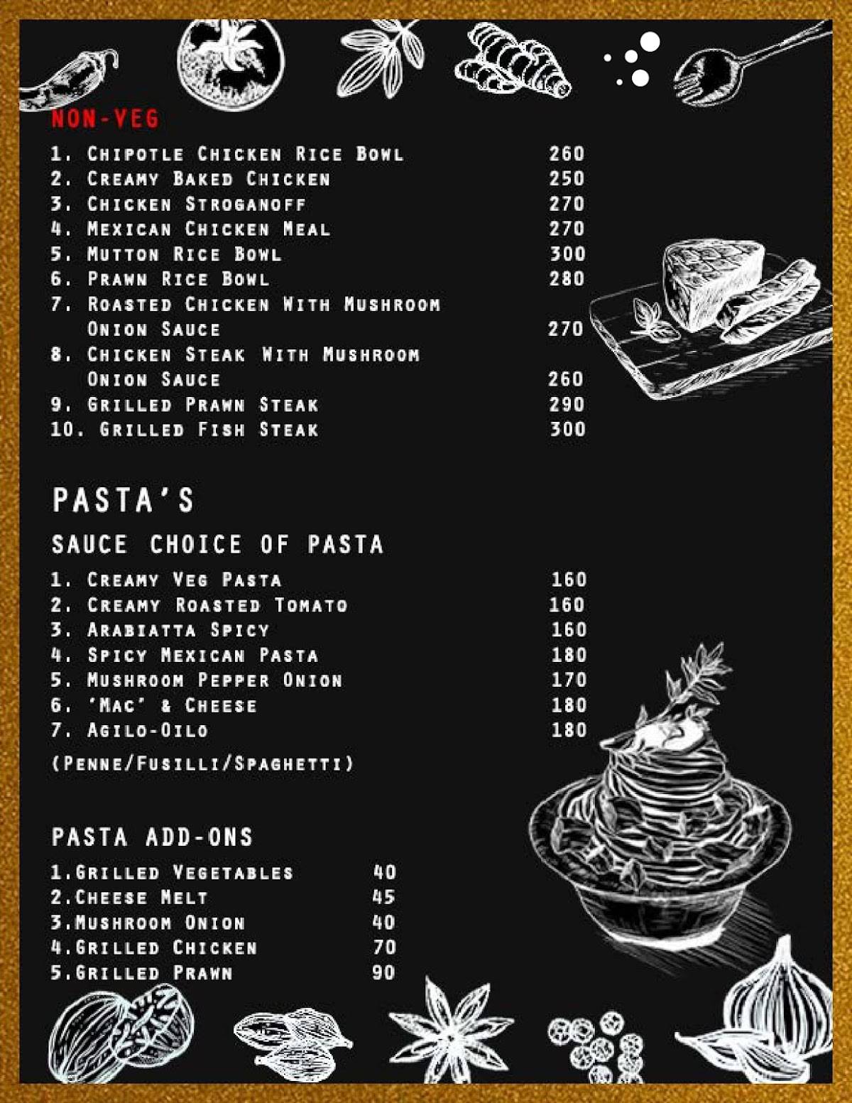 Menu at The SkyView Rooftop Multicuisine Restaurant, Chennai