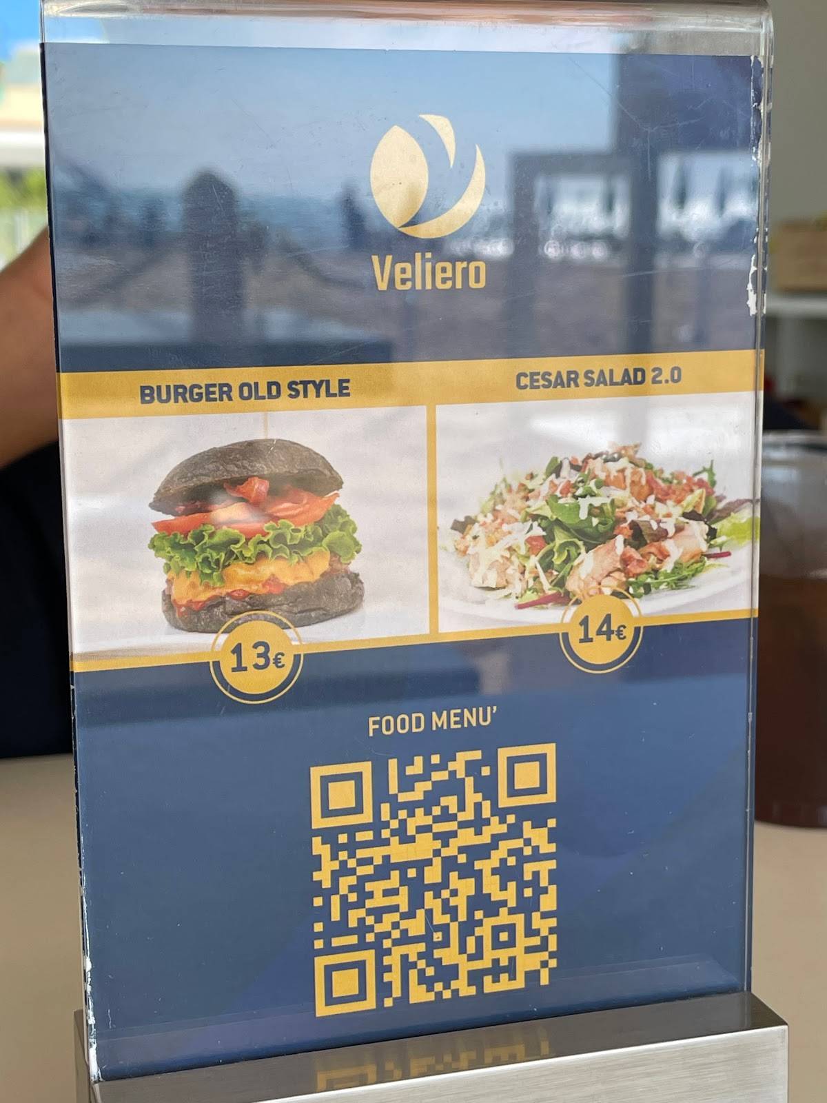 Menu au Chiosco Veliero pub et bar, Lido de Jesolo