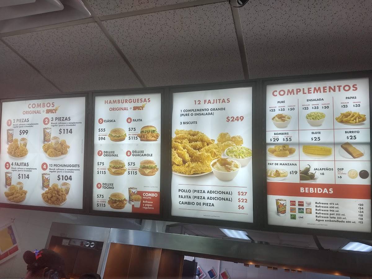 Carta del restaurante Church's Texas Chicken, Tampico, Av. Miguel ...