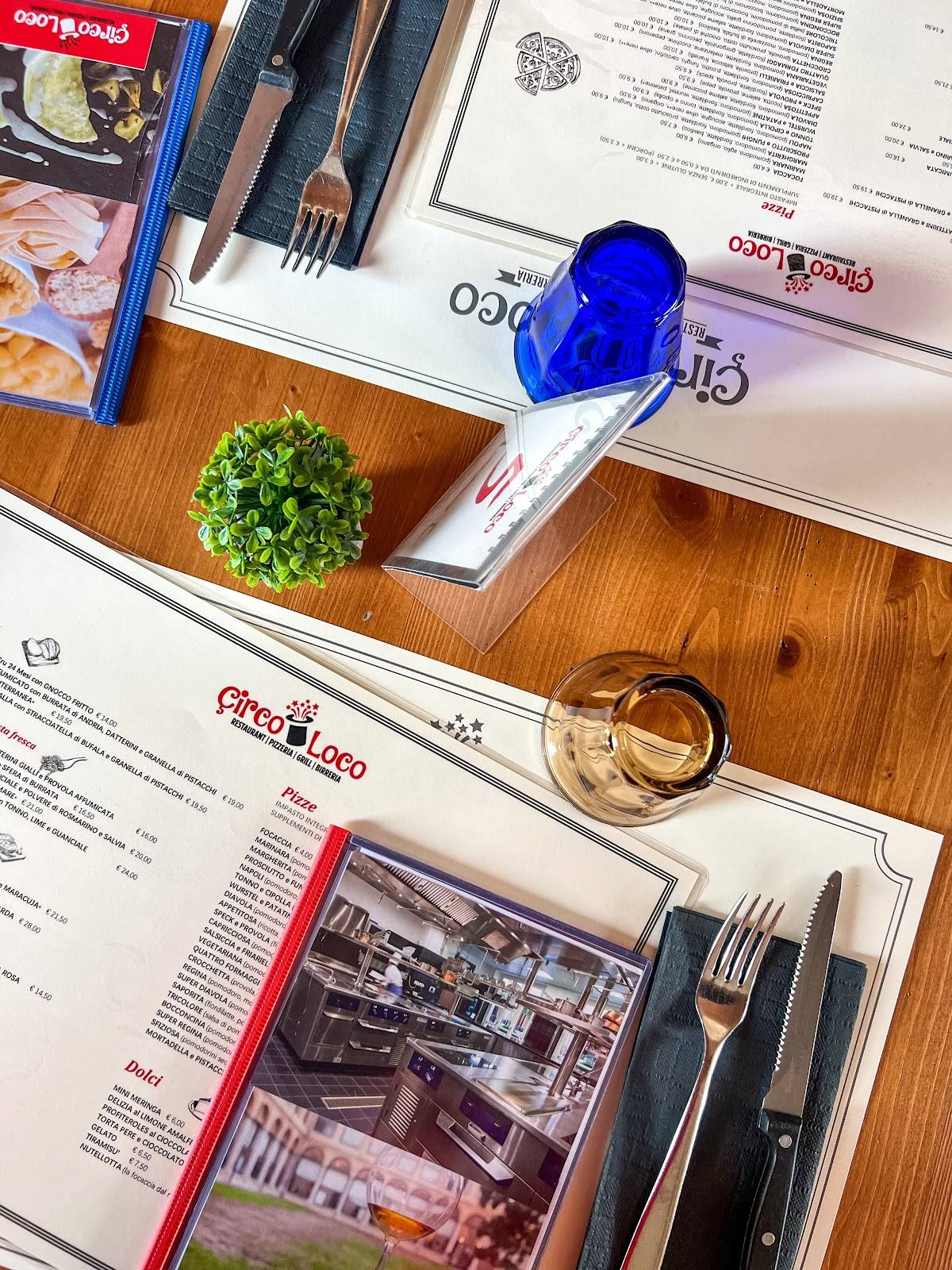 Menu da Circo Loco ristorante, Lissone