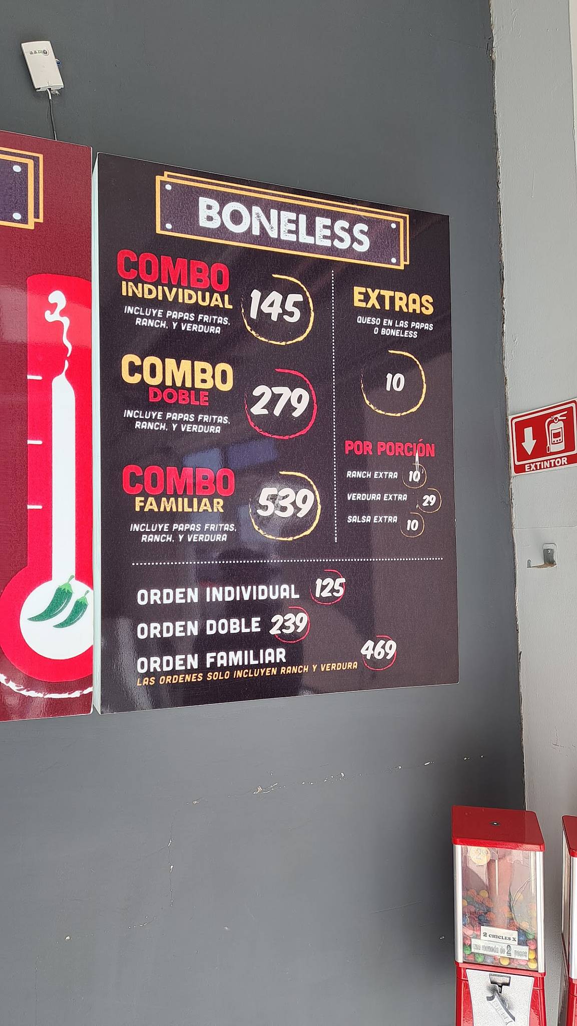 Carta del restaurante Alabama Fried Chicken, Ciudad Juarez, Ejercito y