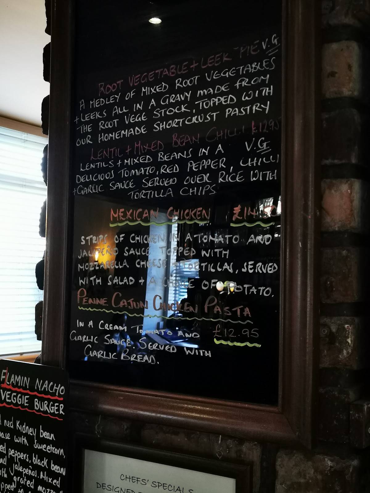 Menu at Colliers Arms pub & bar, St Helens
