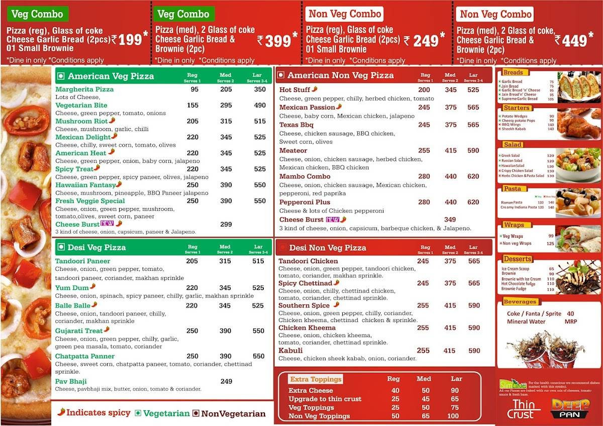 Menu at Combos - Multi Food Bar, Hyderabad