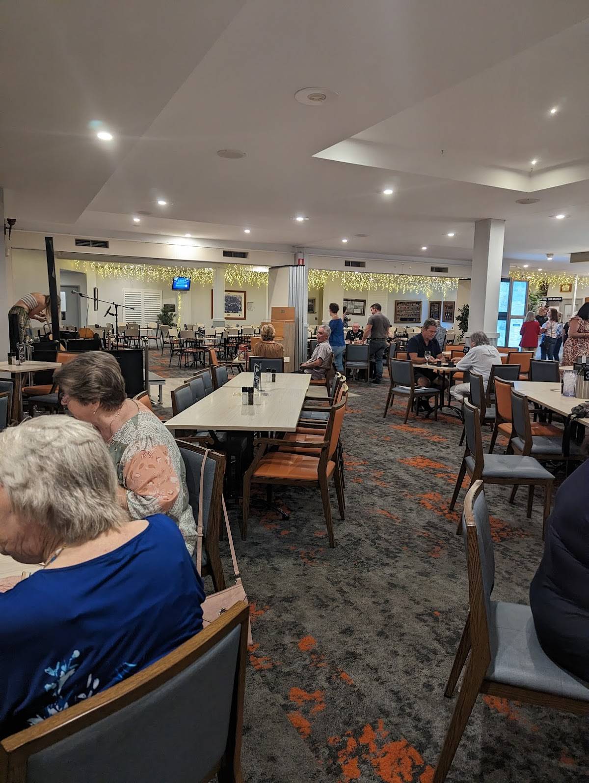 Menu at Cooroy RSL club, Cooroy