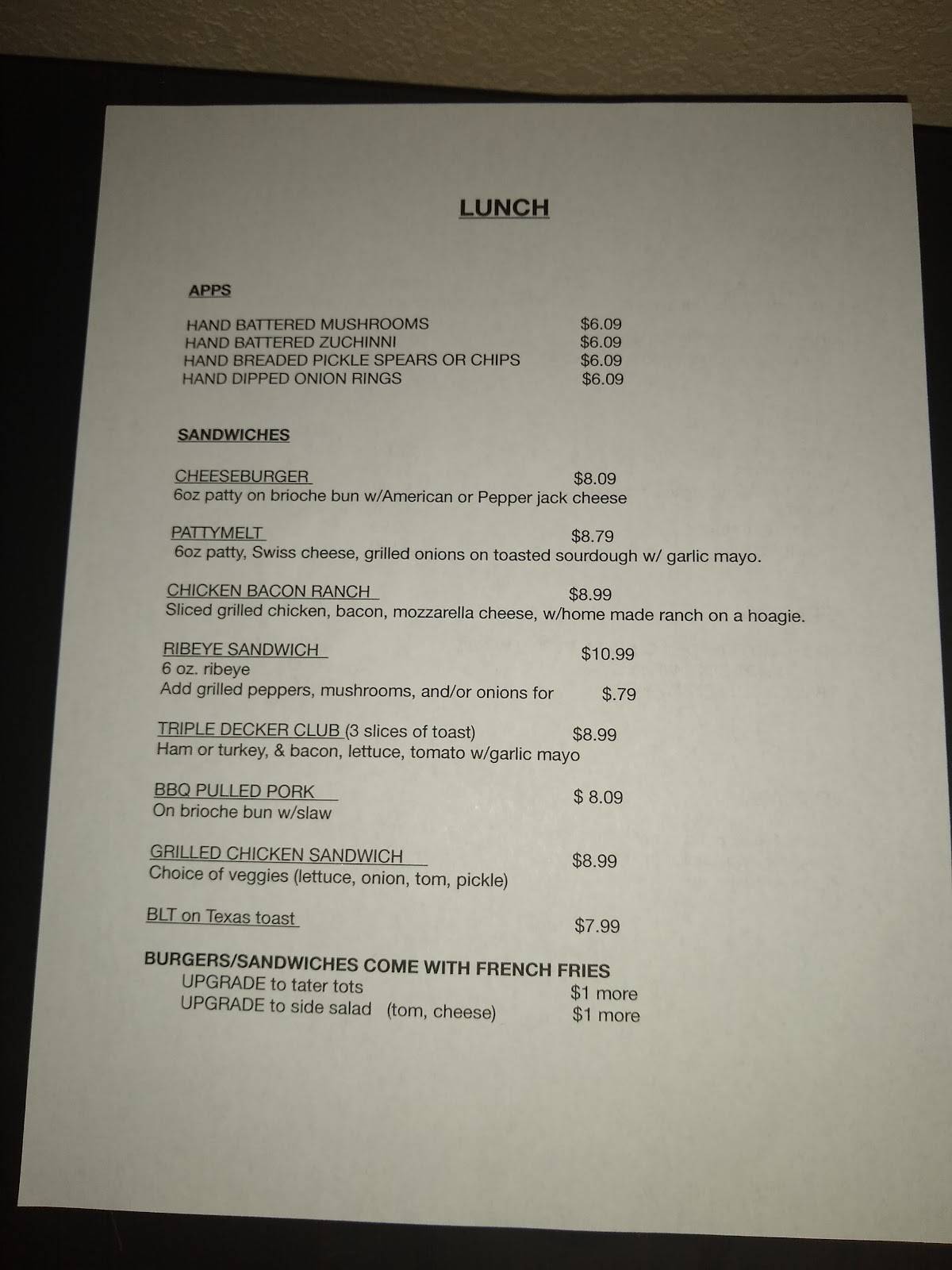 Menu at Curly Girls Cafe & Catering restaurant, Pana