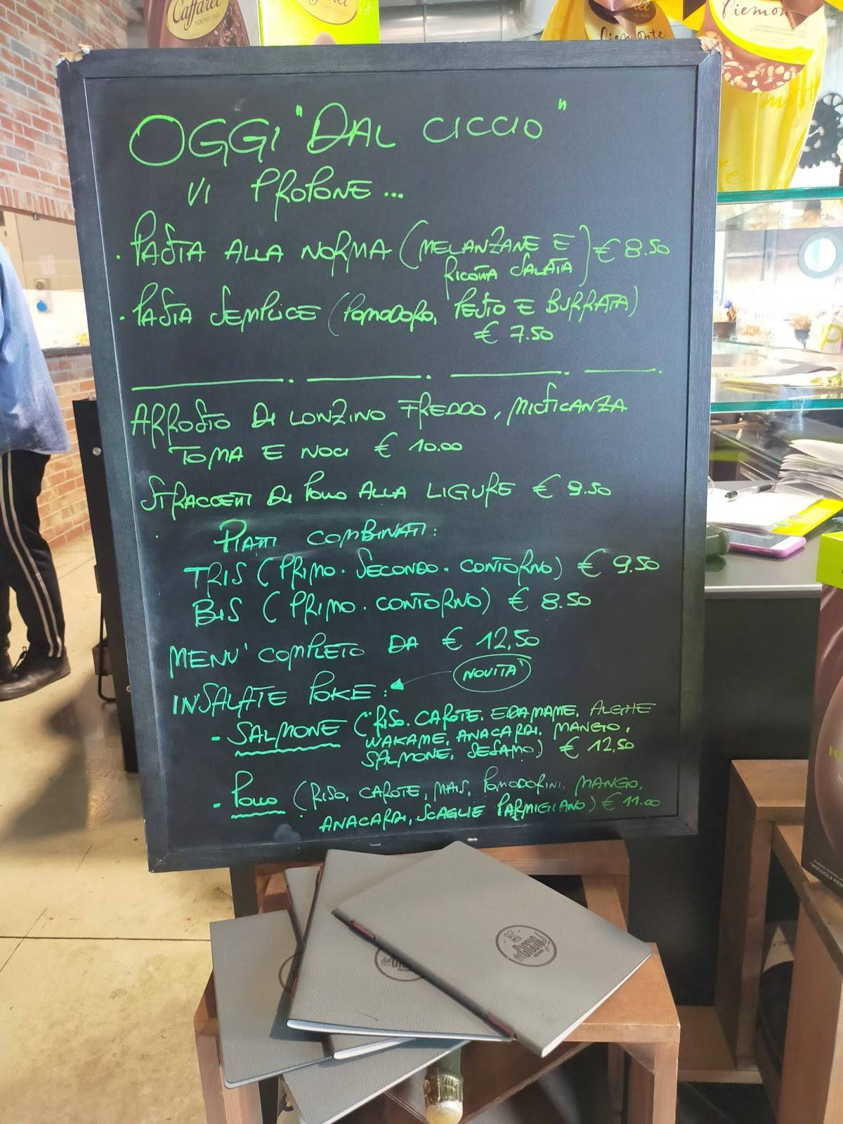 Menu au Dal Ciccio Lab restaurant, Volpiano, Corso Europa