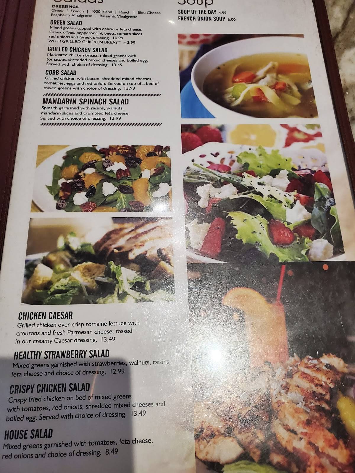 Menu at Milestone Grill pub & bar, Eastpointe