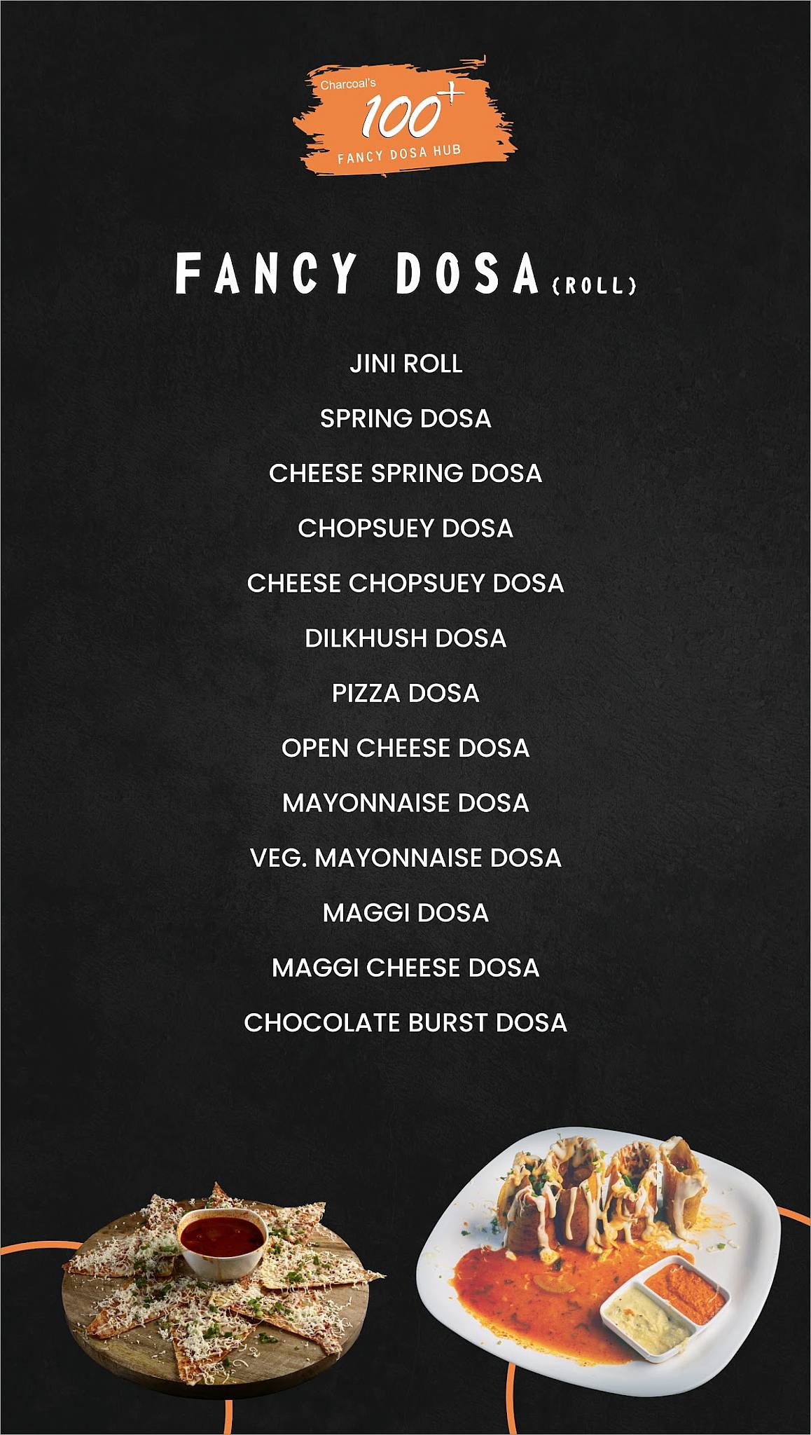 Menu at Dosa Hub, Surat
