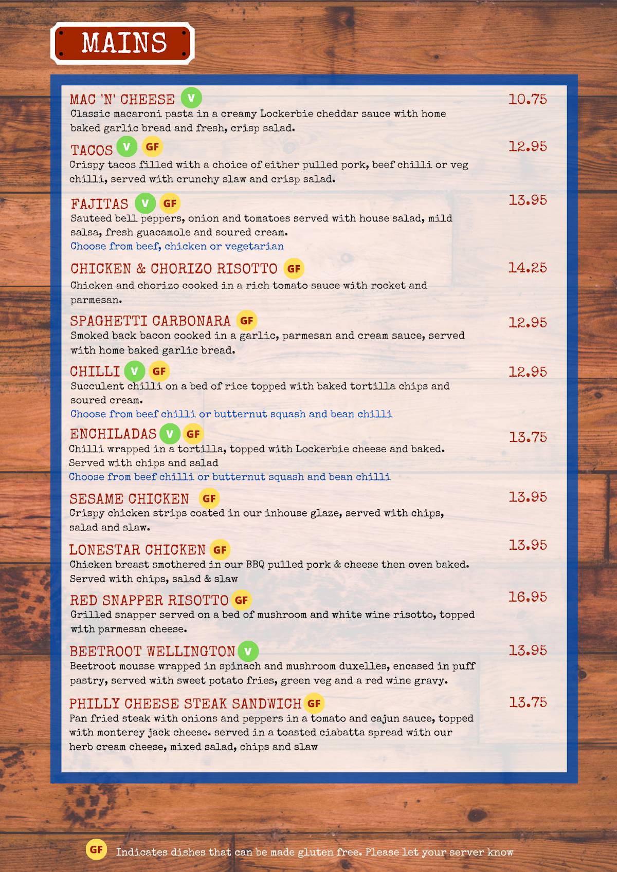Menu at The Hitching Post - DG1 2EQ restaurant, Dumfries
