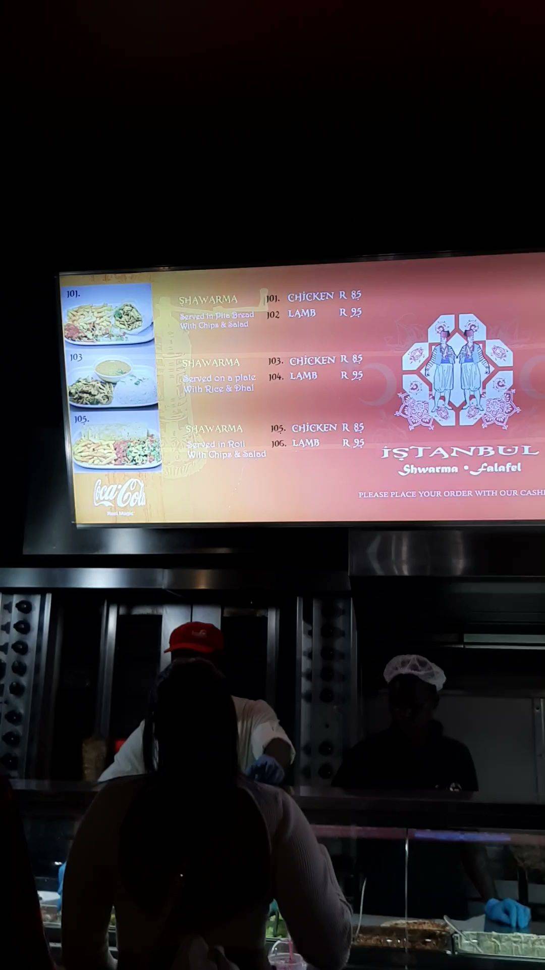 Menu at Eastern Food Bazaar restaurant, Cape Town