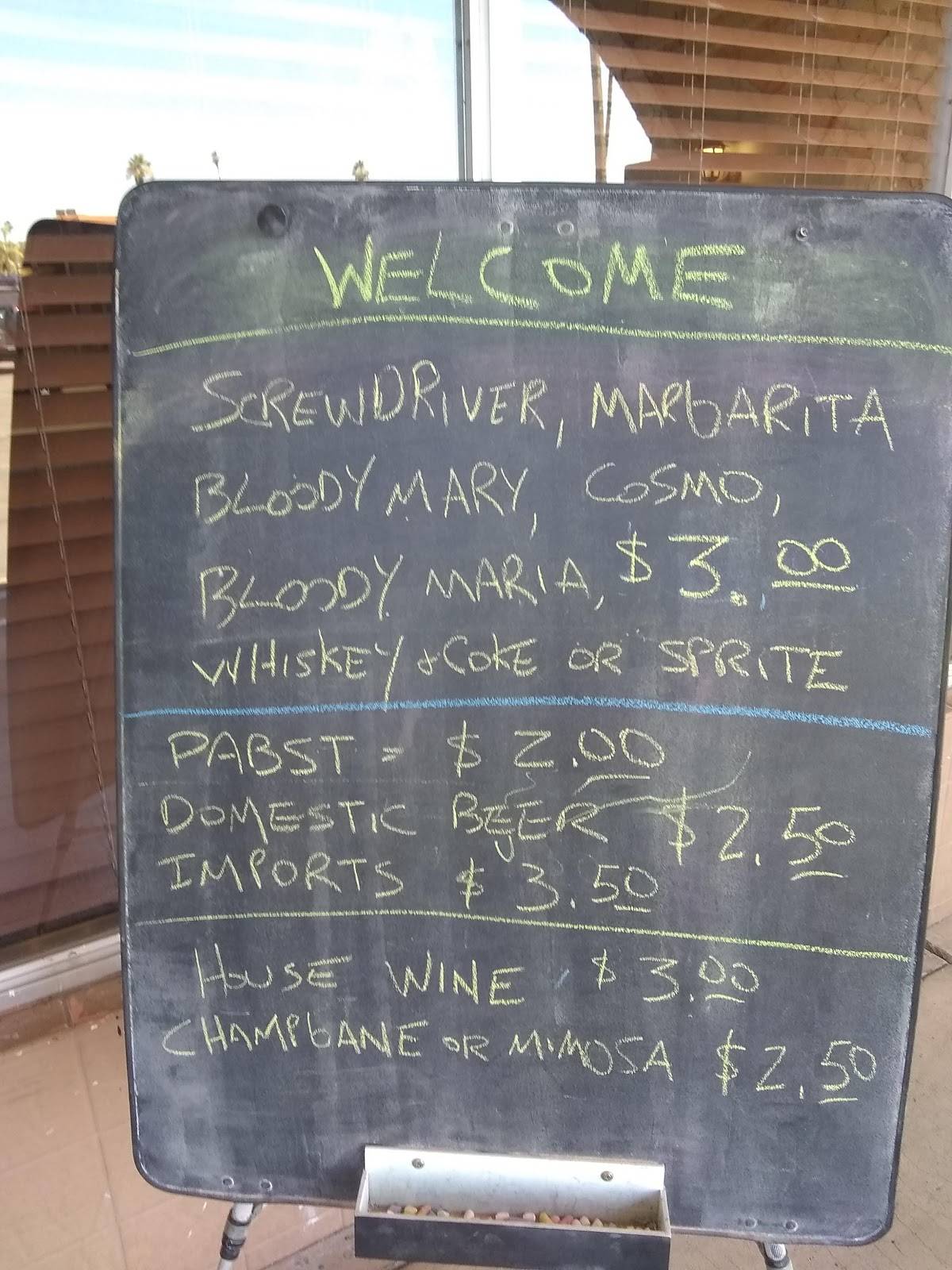 Menu at Royal Cafe, Sun City, Grand Ave