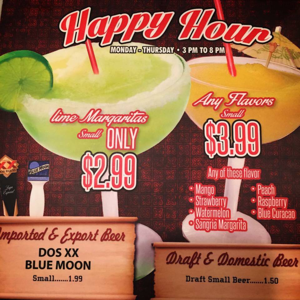 Menu at El Toro Loco restaurant, Memphis, Poplar Ave
