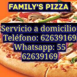 Carta del restaurante FAMILY'S PIZZA, Ciudad del México