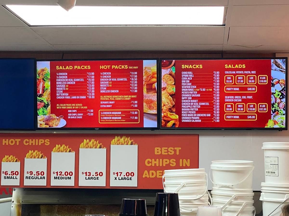 Menu at The Chicken Home fast food, Modbury North