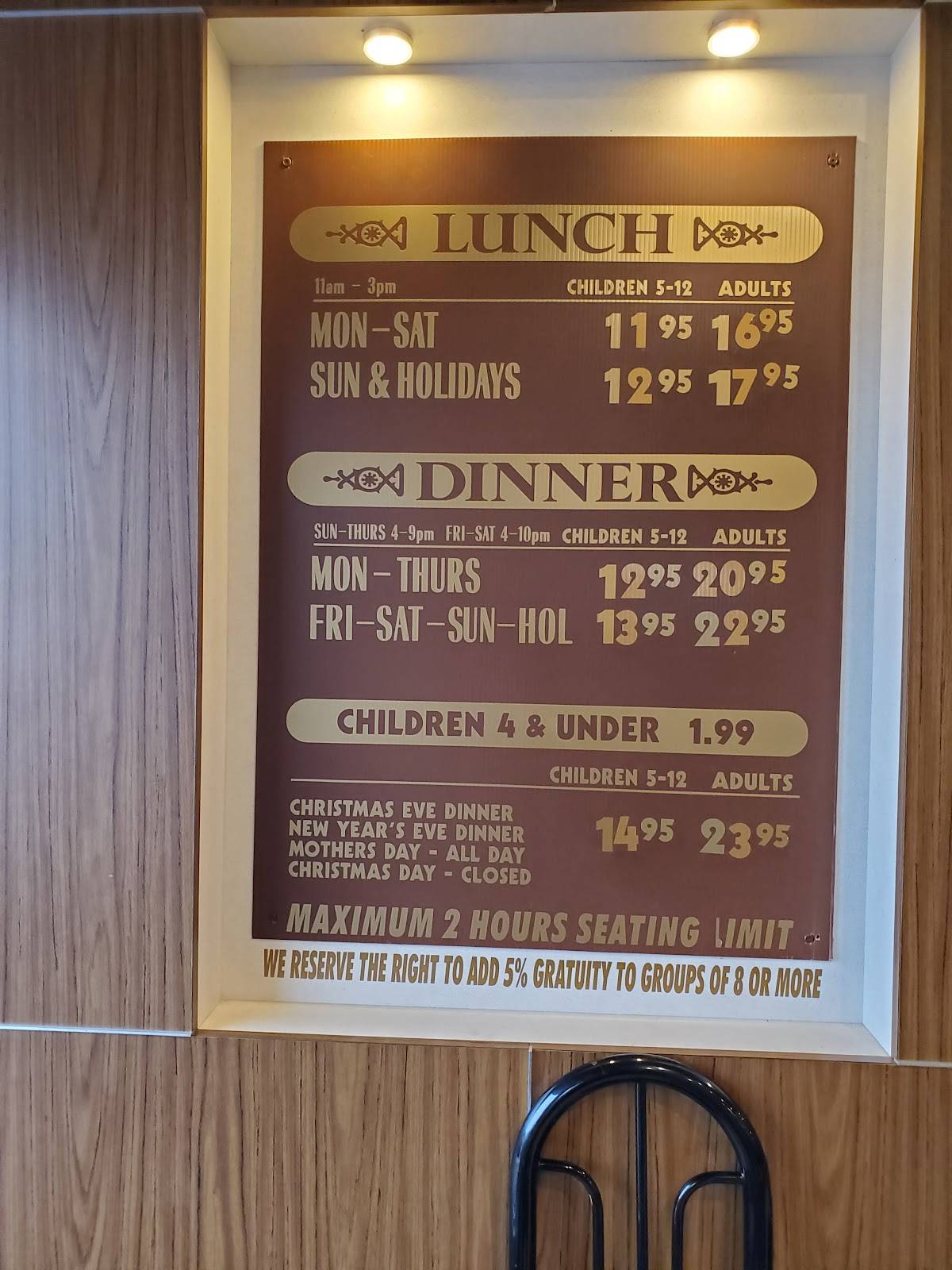 Menu at Foody Goody Chinese Buffet Restaurant, Winnipeg, Regent Ave W