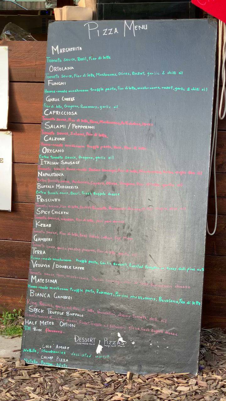 Menu at Fratelli Pulcinella Parramatta pizzeria, Parramatta