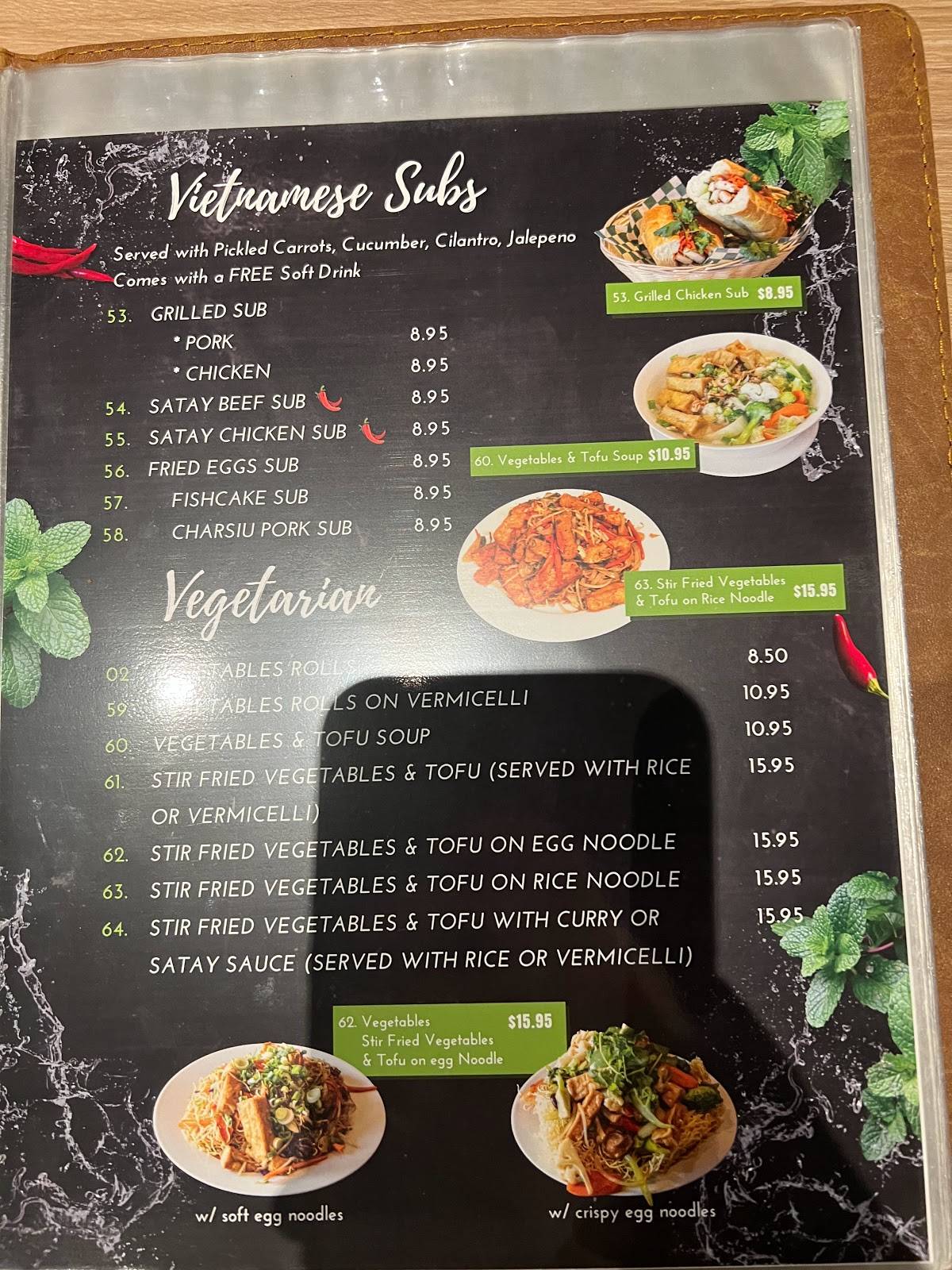 Menu at Fuh Station 2 - 8 ST restaurant, Saskatoon