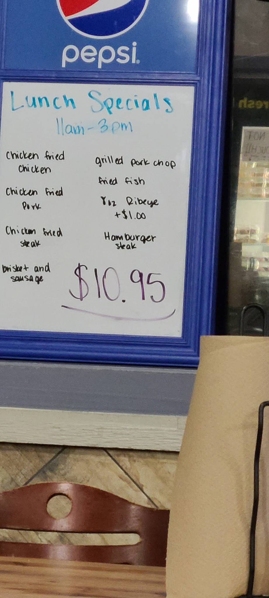 Menu at J & M's Hill Country Bar-B-Q, Gatesville