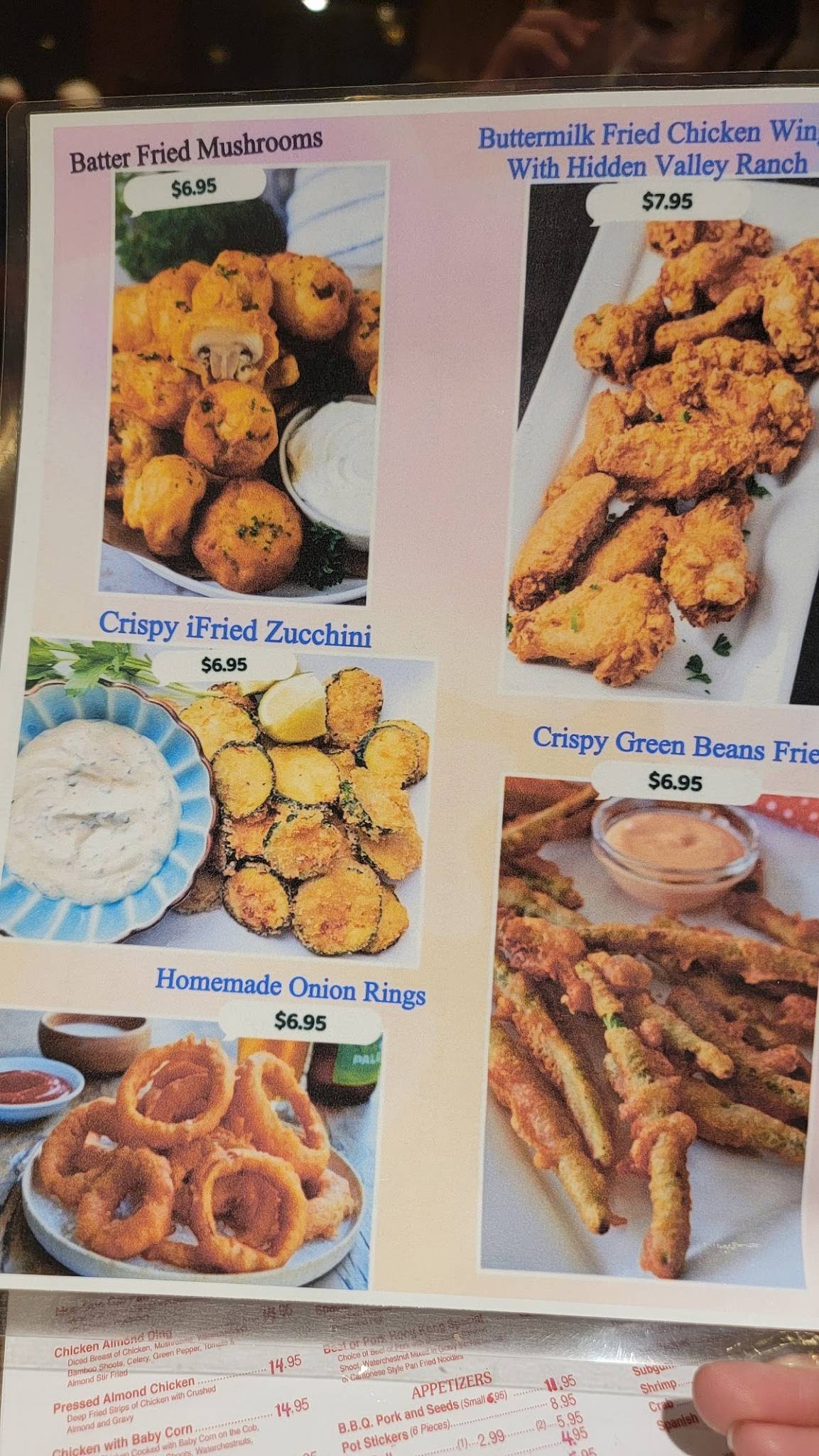 Menu at Golden Star Restaurant, Boise