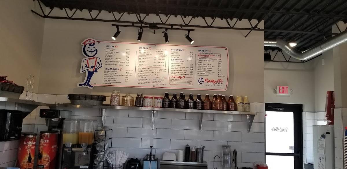 Menu at Golly G's Coffee, Ice Cream & Sweets - Greenbrier, Greenbrier