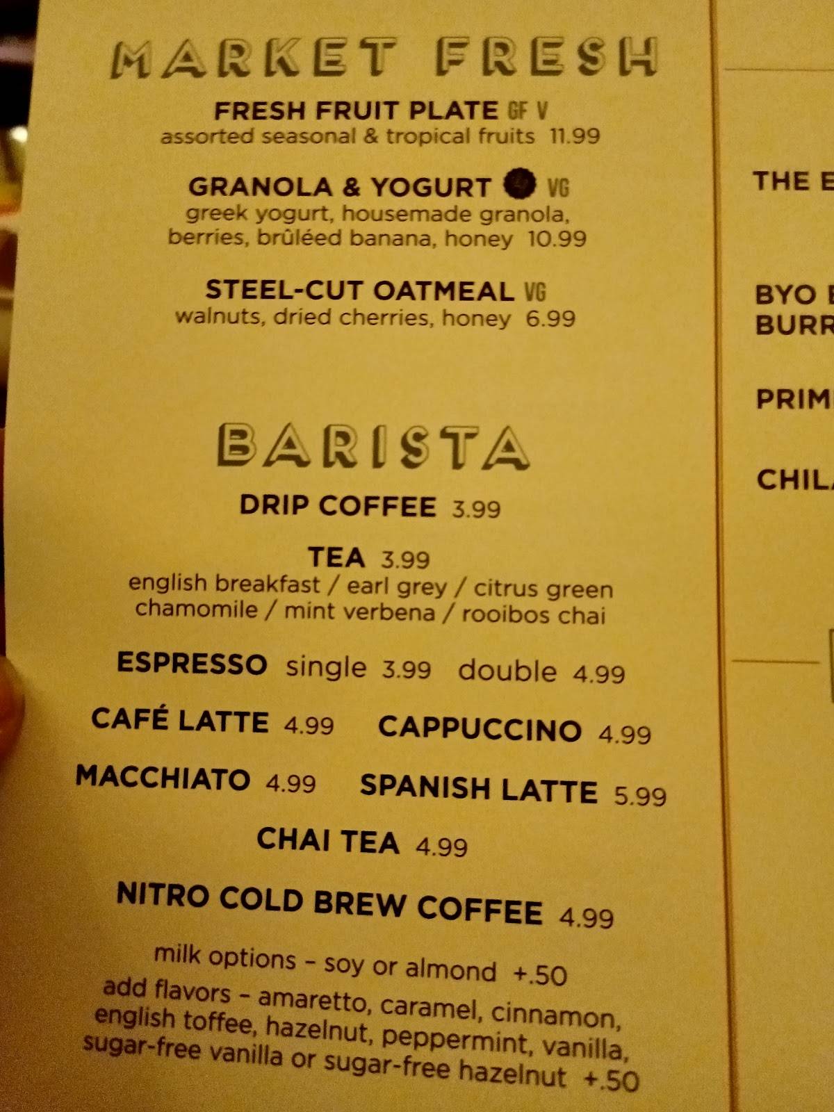 Menu at Lucky Penny at Green Valley Ranch cafe, Henderson