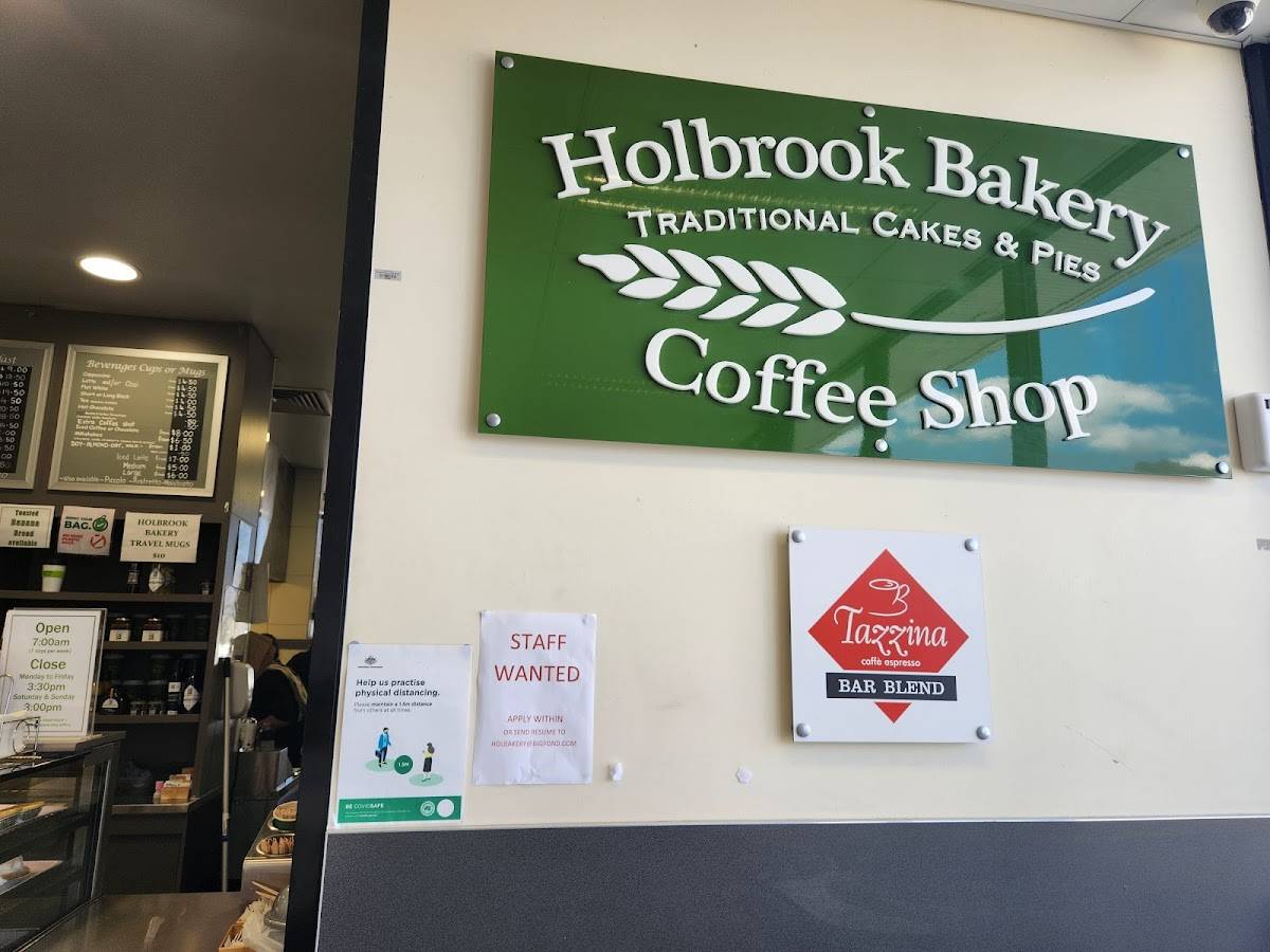Menu at Holbrook Bakery, Holbrook, 126 Albury St