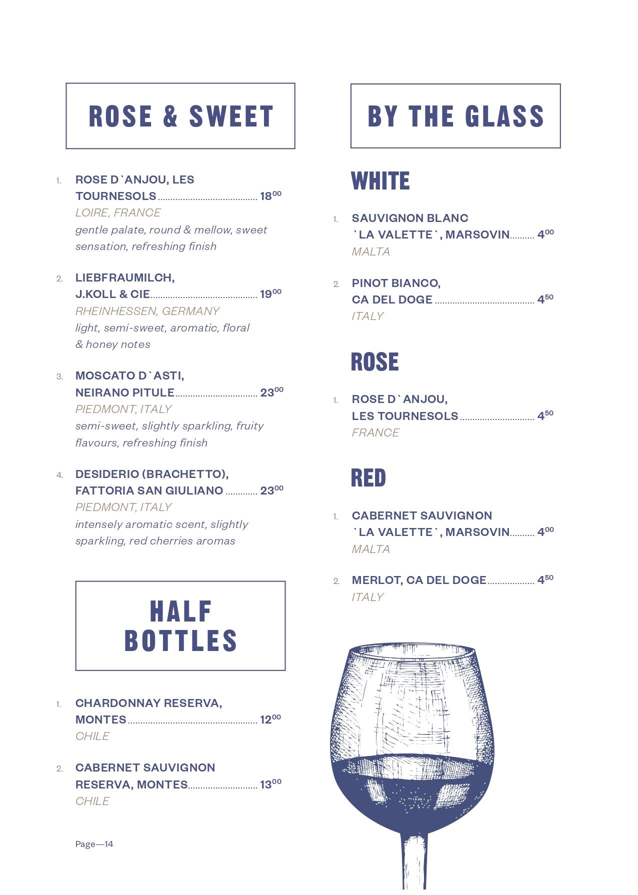 Menu at House Of Flavors restaurant, Santa Venera