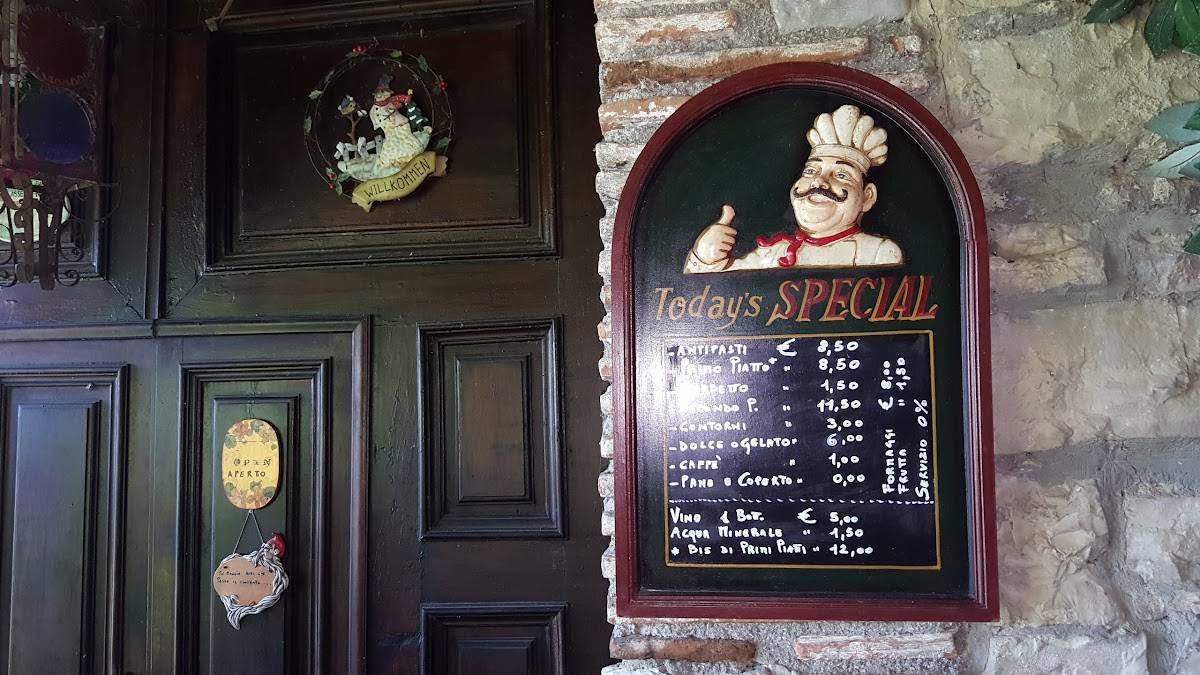 Menu da Il Nido del Corvo ristorante, Greccio