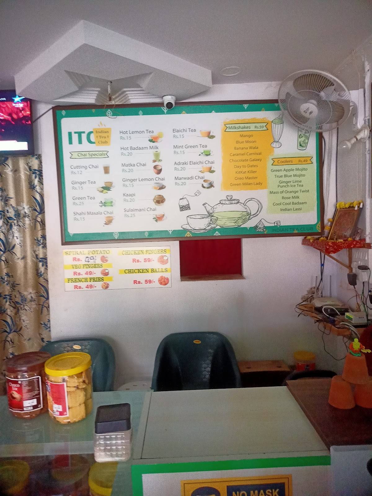 Menu at Indian Tea Club - Anand Bagh, Hyderabad