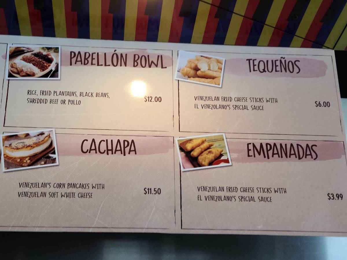Menu at Cumaco Arepa House restaurant, Indianapolis