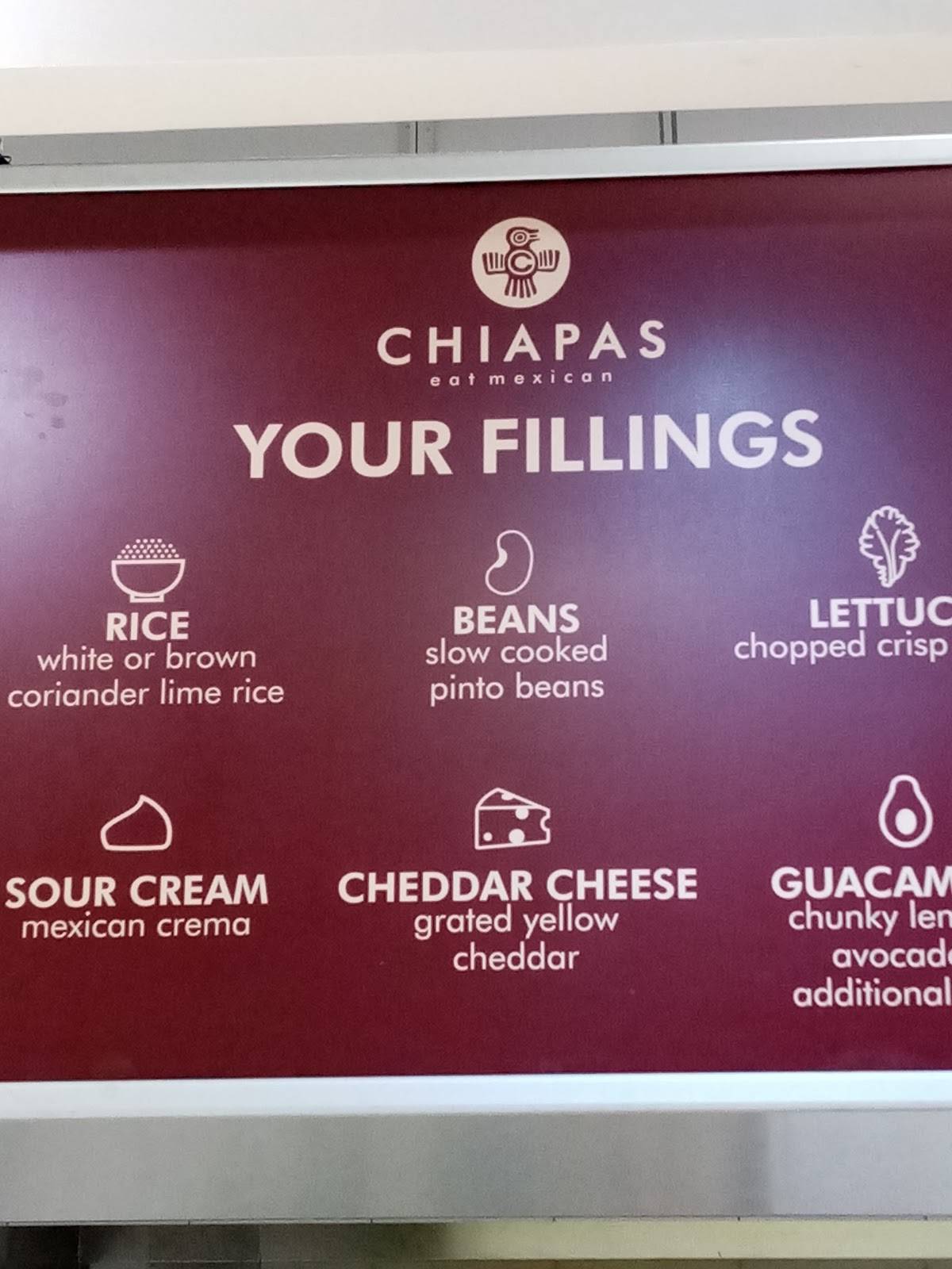 Menu at CHIAPAS eat mexican - Rosebank restaurant, Johannesburg, Shop ...