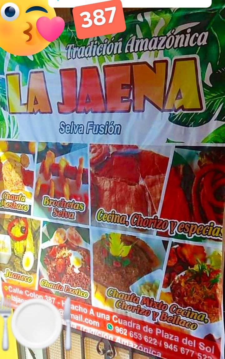 Carta del restaurante LA JAENA TRADICIÓN AMAZÓNICA, Huacho