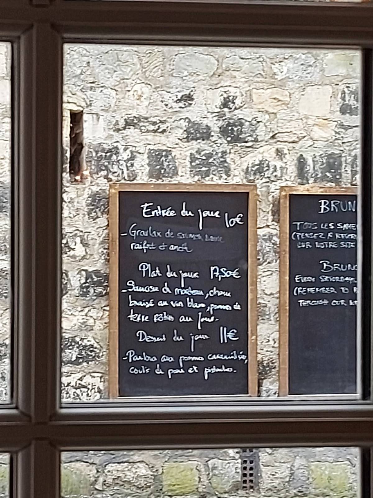 Menu at La Maison Rose restaurant, Paris, 2 Rue de l'Abreuvoir