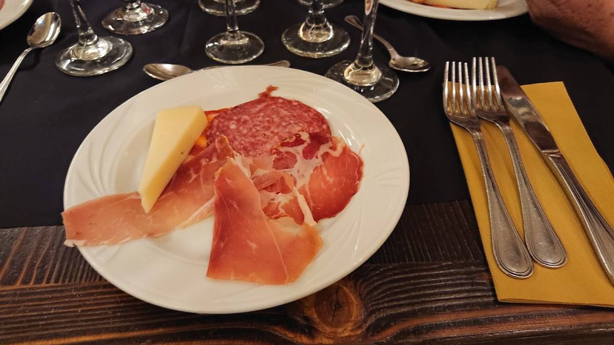 Menu at Le Terme del Colosseo restaurant, Rome