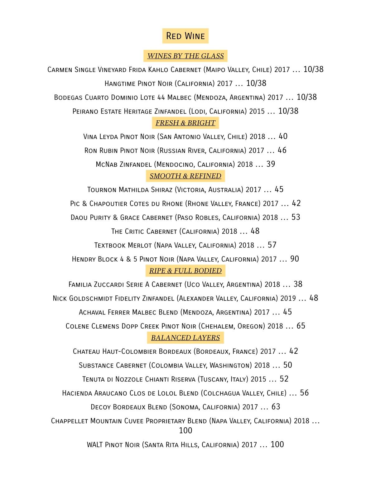Menu at Legal Assets Craft Food & Spirits restaurant, Easton