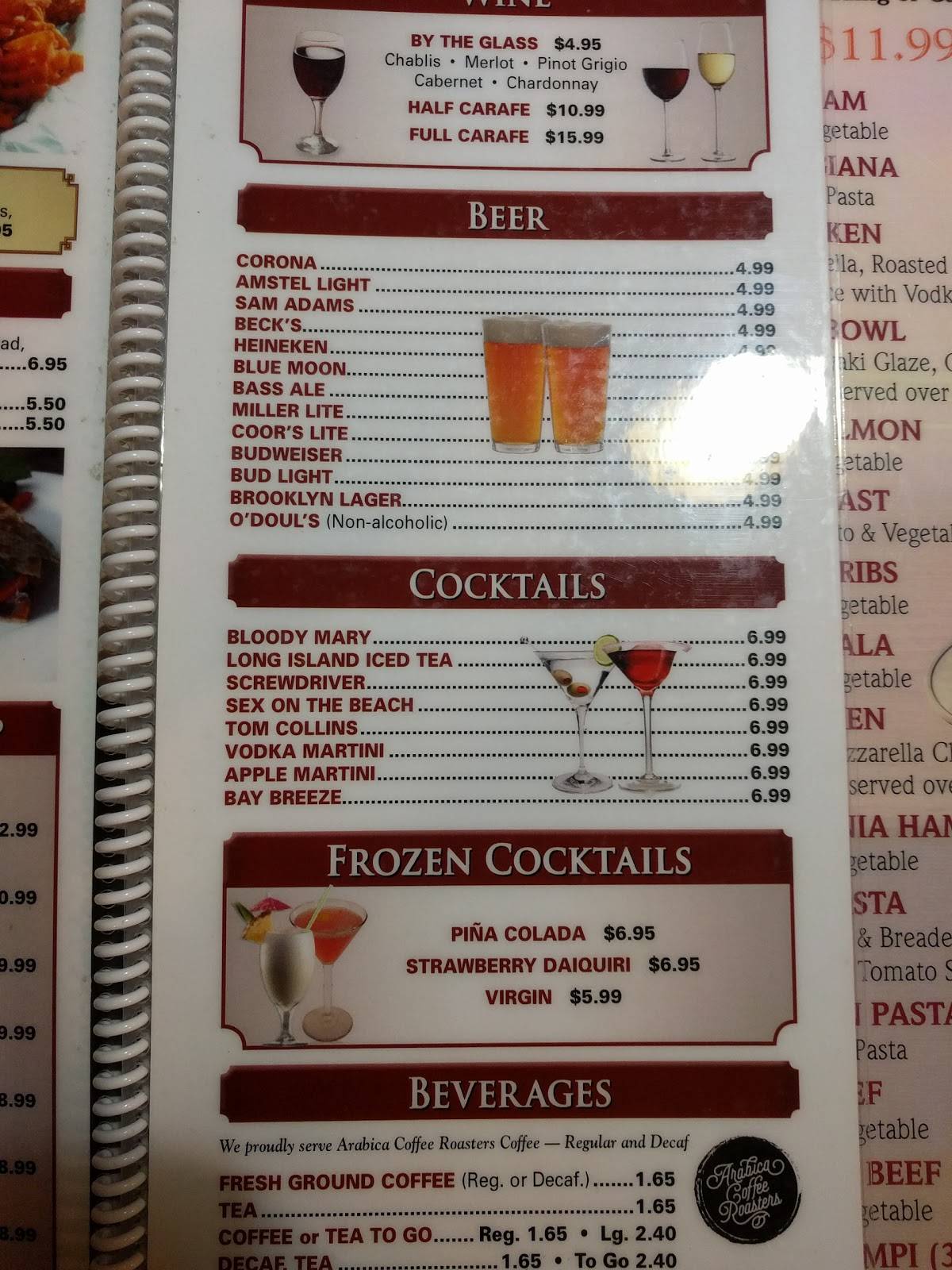 Menu at Lighthouse Family Restaurant and Diner, Bayonne